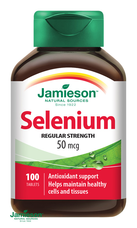 Jamieson Selen 50 mcg 100 tbl. | Jamieson
