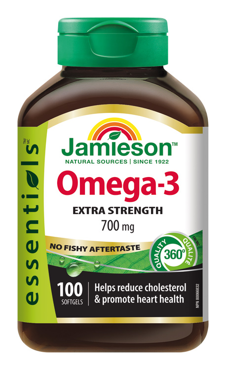 Jamieson Omega-3 EXTRA 700 mg 100 kps. | Jamieson