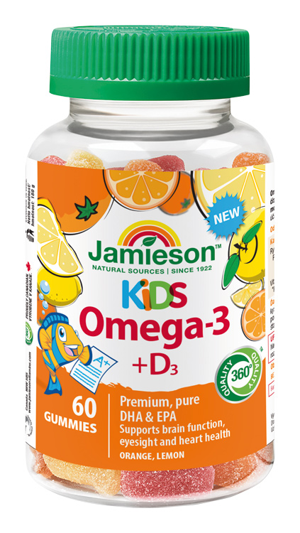 Jamieson Omega-3 Kids Gummies žvýkací pektinové pastilky pro ...